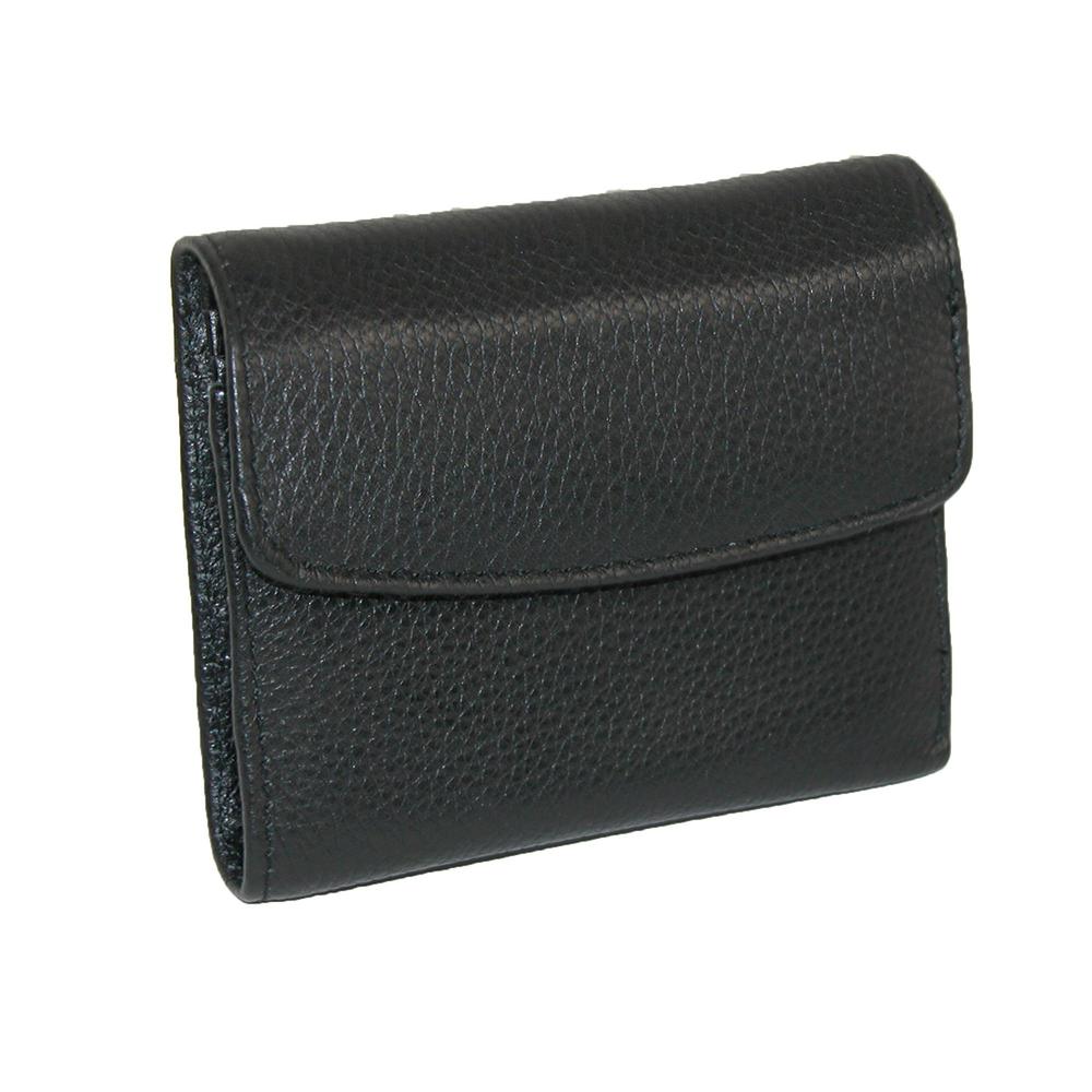 Buxton Womens Leather Mini Tri Fold Wallet