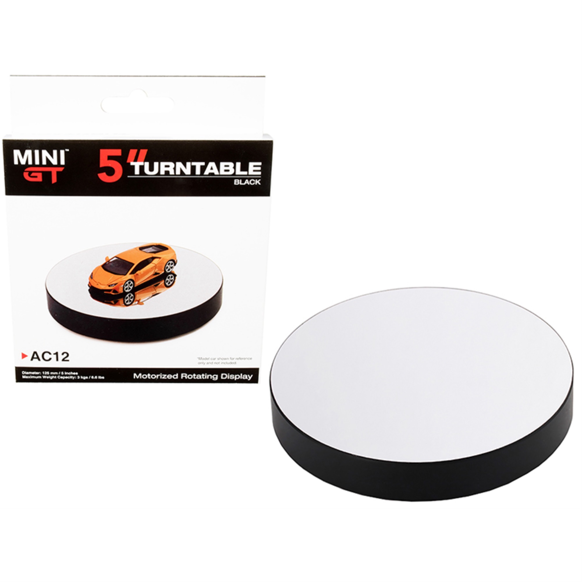 True Scale Miniatures Rotary Display Turntable 5 Inches Black With true-scale-miniatures-rotary-display-turntable-5-inches-black-with