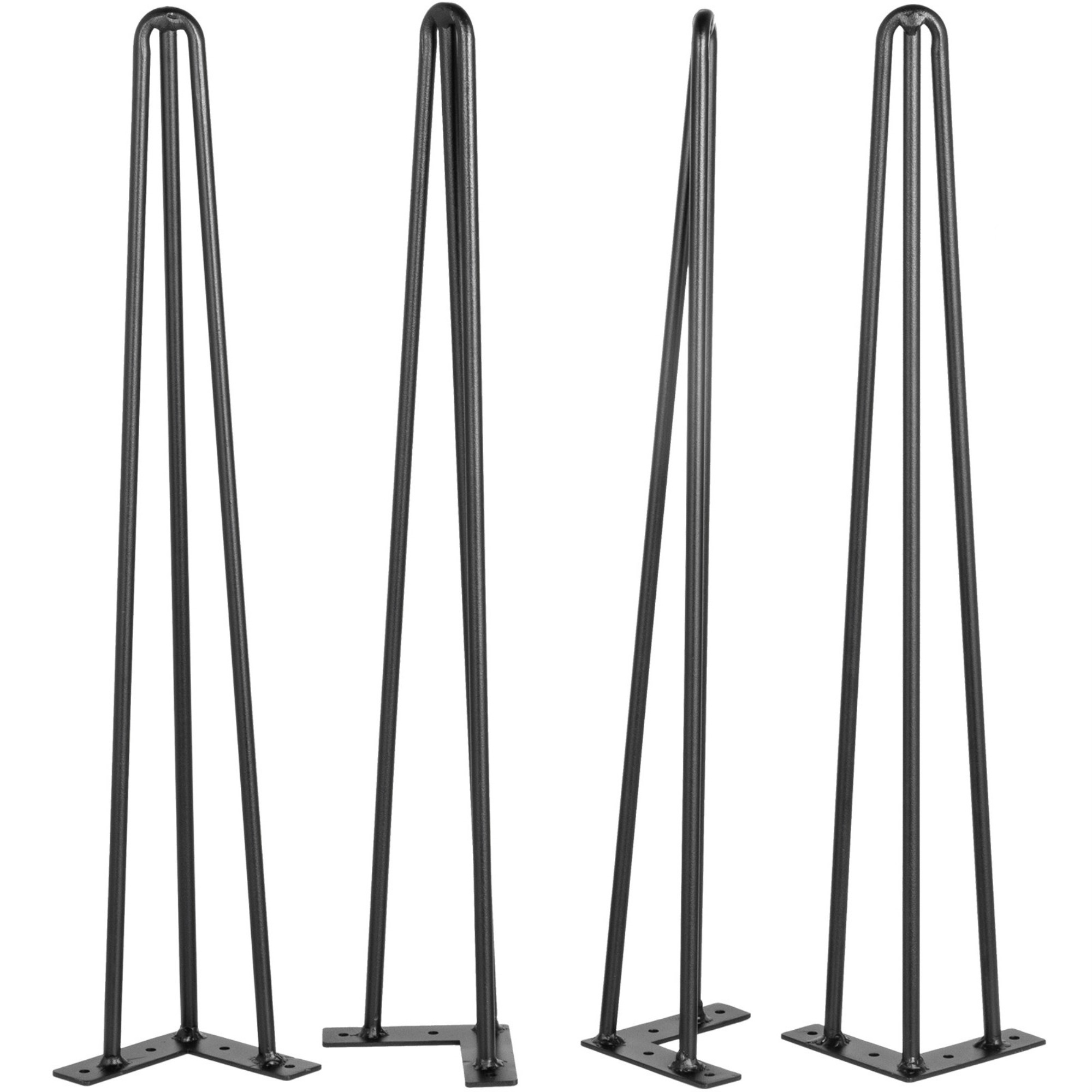 TZZT4PCS24YC3G001V0 VEVOR Hairpin Table Legs 24 inch, Set of 4 DIY Desk ...