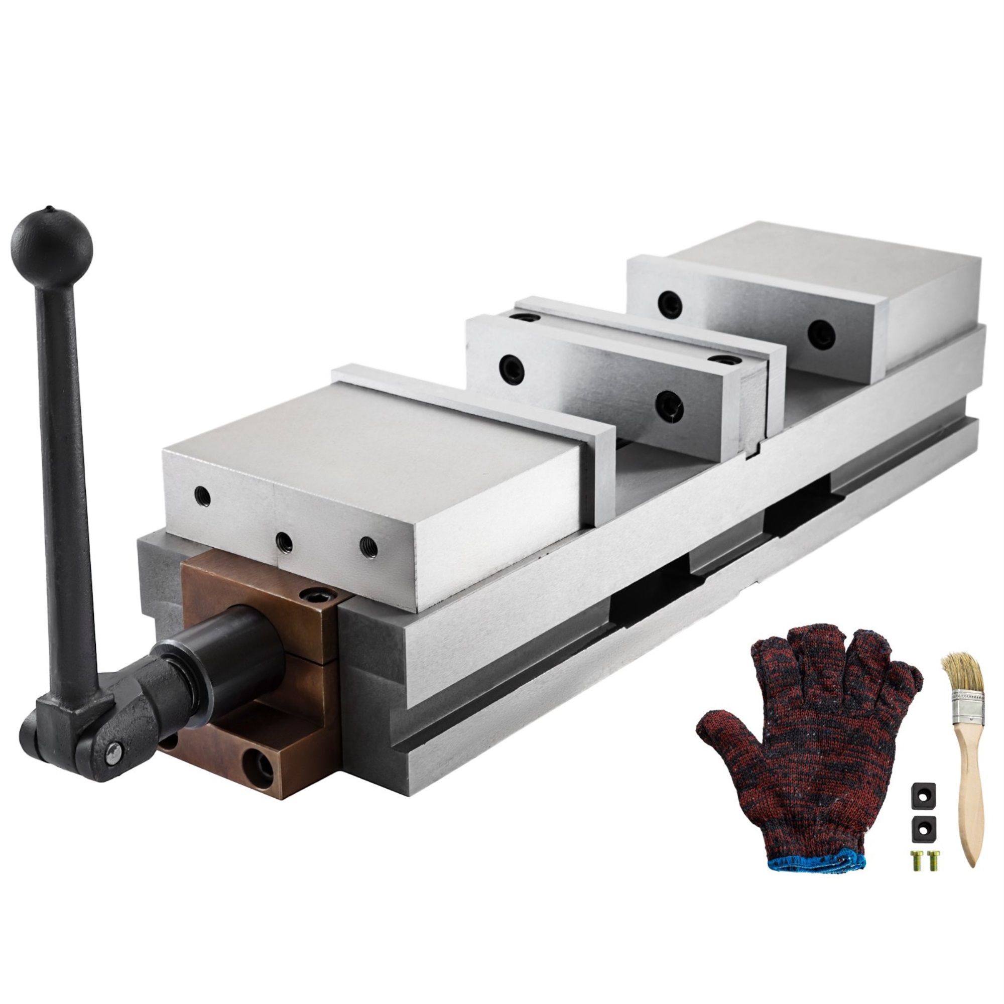 VEVOR 6" Lockdown Vise Cnc Vise Double Station For Milling Machine 2 ...