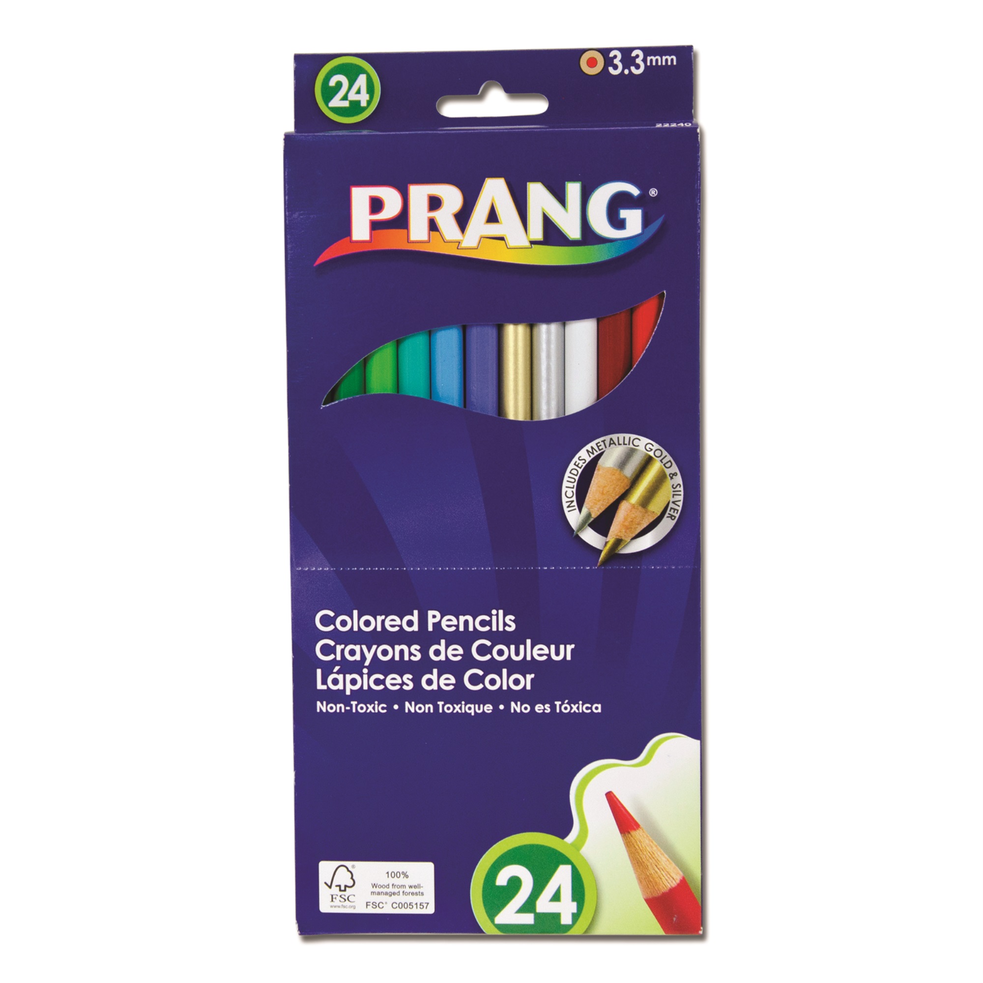 PRANG COLORED PENCILS 24 SET