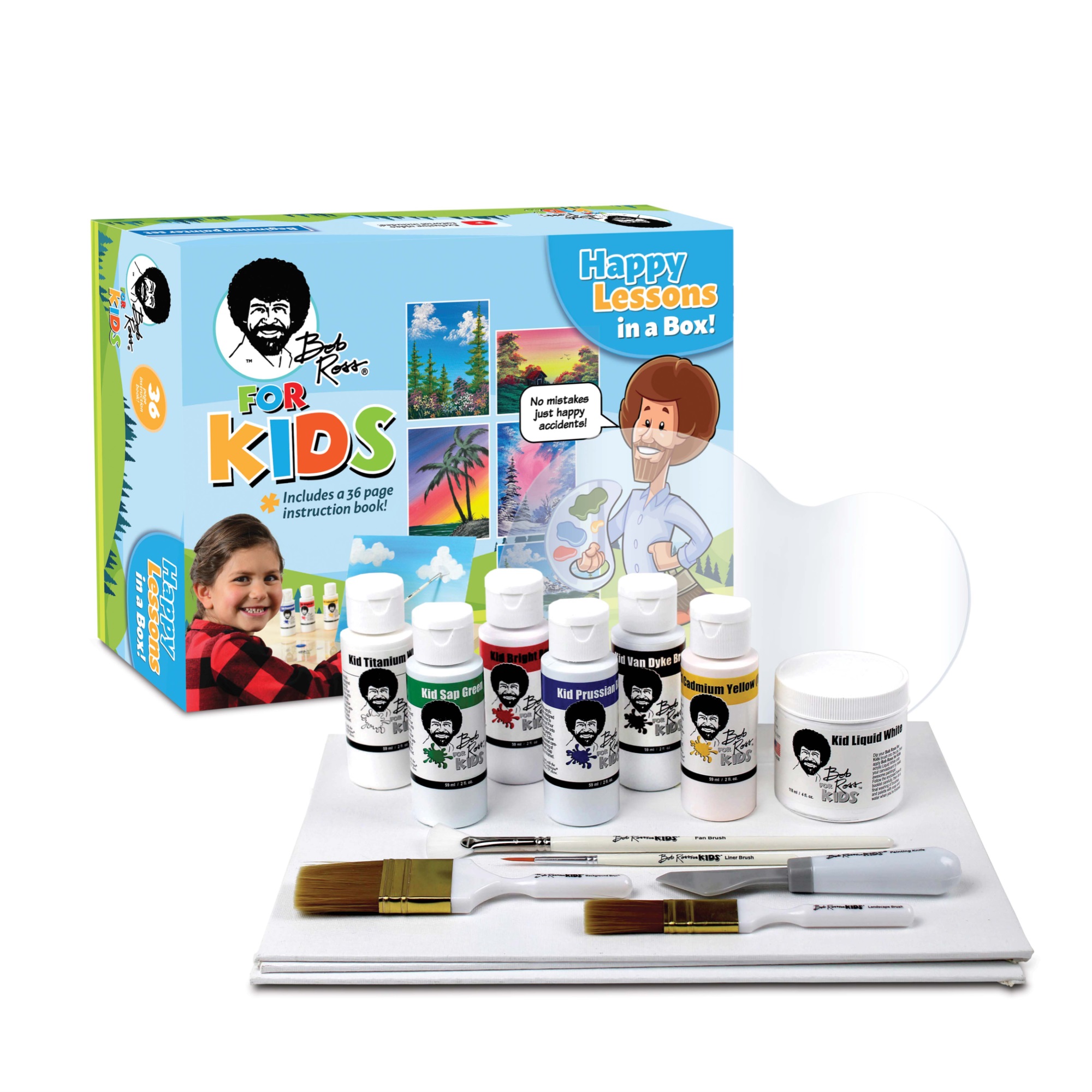 Bob Ross BOB ROSS KIDS HAPPY LESSON BOX