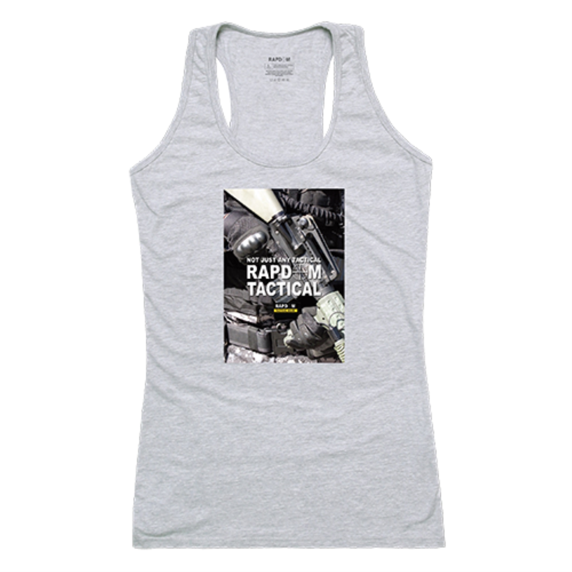 Rapid Dominance Women's Graphic Tank, RAPDOM 2, HGY, S