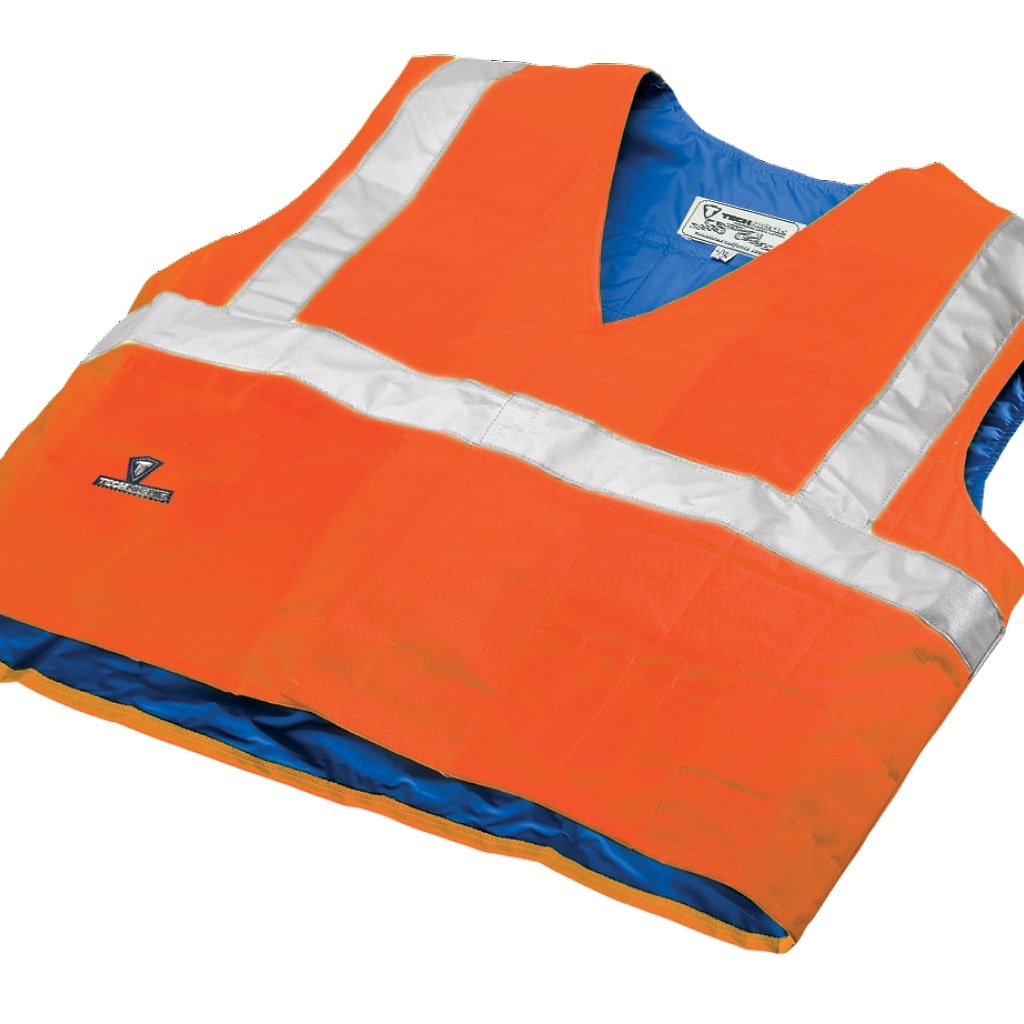 TechNiche Evaporative Cooling Traffic Safety Vest, Powered by HyperKewl