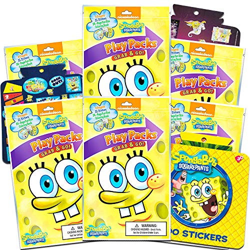 Nickelodeon Spongebob Squarepants Party Favors Pack ~ Bundle of 6 ...