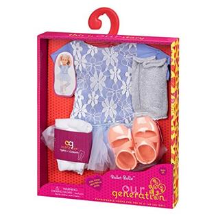 Our Generation Dance Outfit For 18 Dolls Ballerina With Lace Detail