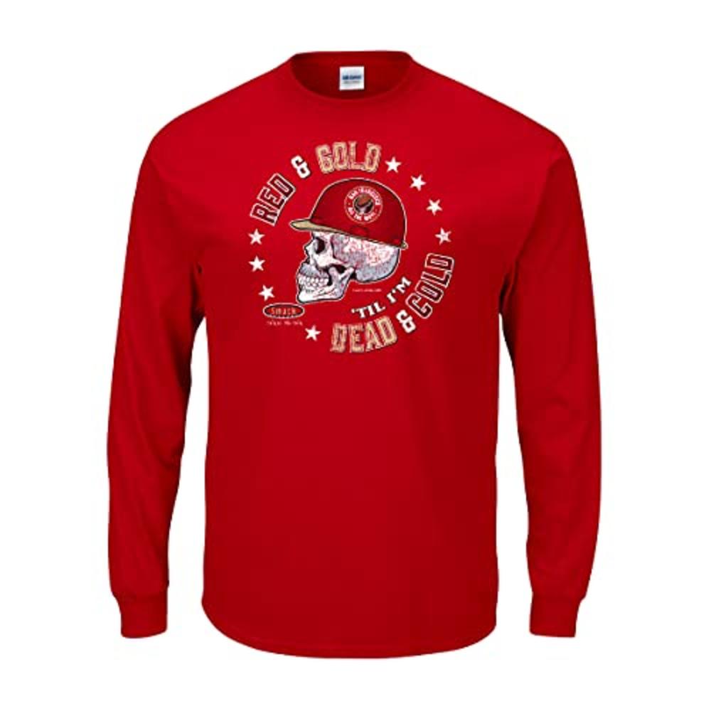Smack Apparel San Francisco Football Fans Red And Gold Til Im Dead And