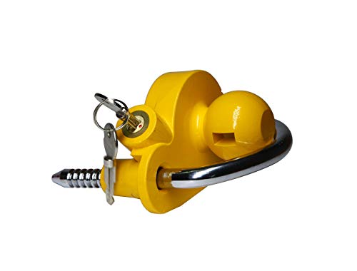 GOHAWKTEQ Universal Coupler Lock Universal Coupler Trailer Hitch Security Lock Adjustable ...