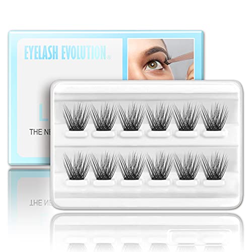EYELASH EVOLUTION DIY Eyelash Extension Kit Volume Clusters 3D Effect ...