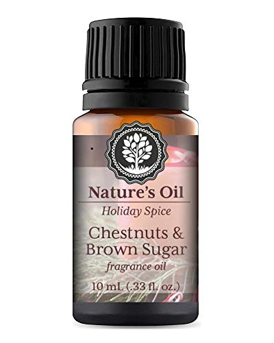 Natures Oil Chestnuts And Brown Sugar Fragrance Oil 10ml For Holiday Diffuser Oils Making Soap