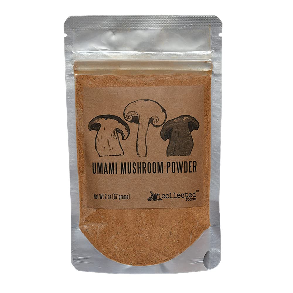 Collected Foods Premium Umami Powder: Mushroom-based Umami seasoning ...