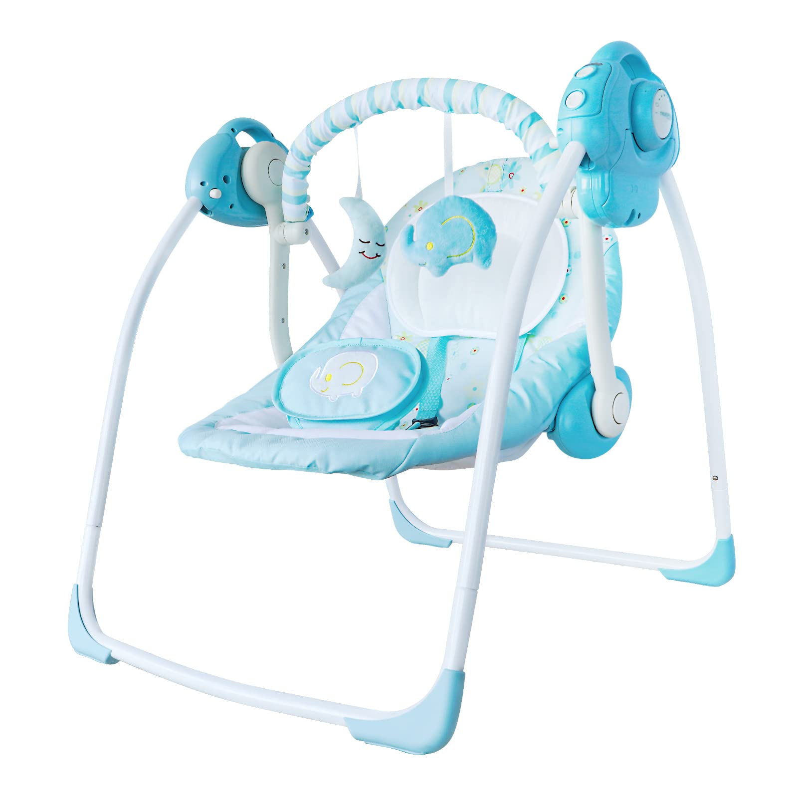 DUOMILEE Baby Swing Electric,Soothing Portable Swing With Intelligent ...
