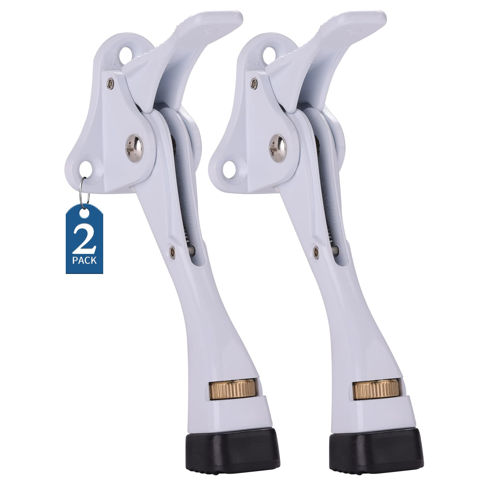 gotega Door Stopper, 124 Packs Kickdown Door Stop with One Touch ...