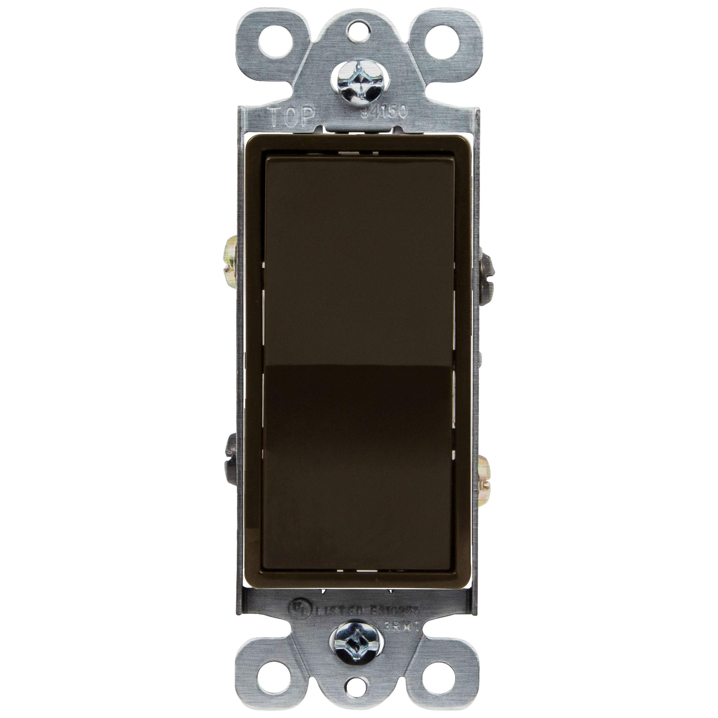 ENERLITES 4-Way Decorator Paddle Rocker Light Switch, gloss Finish ...