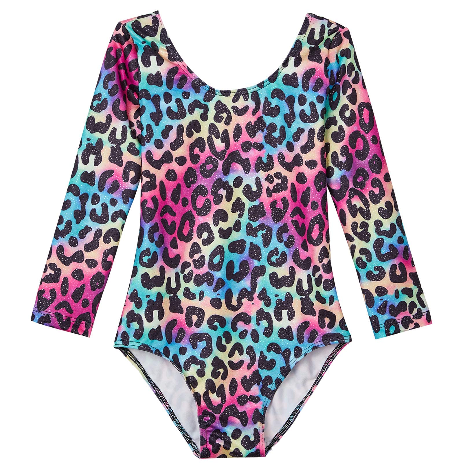 Domusgo Toddler Leotards gymnastics girls 3t 4t Long Sleeve Sparkle ...