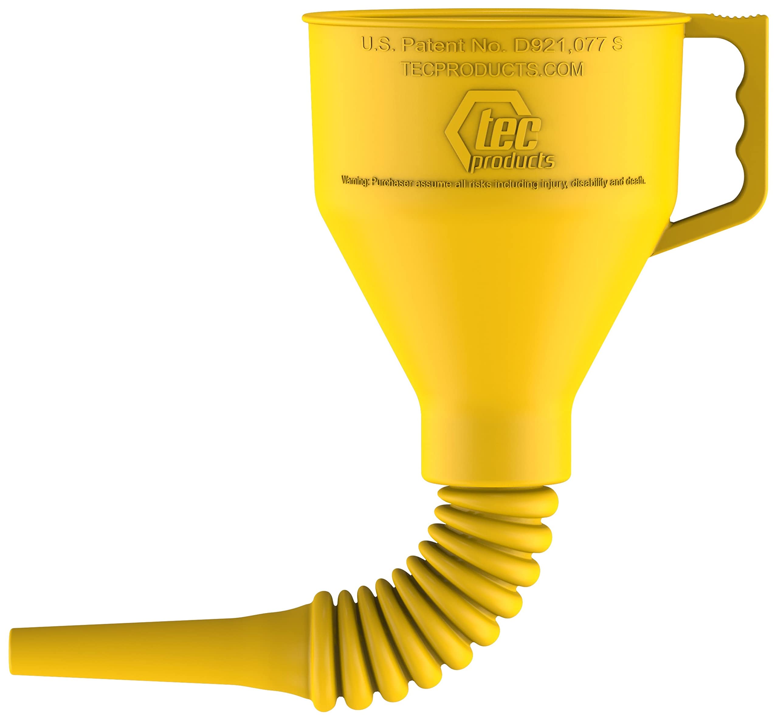 TEc Products FlexAll Funnel - Flexible Rubber Funnel with Handle ...