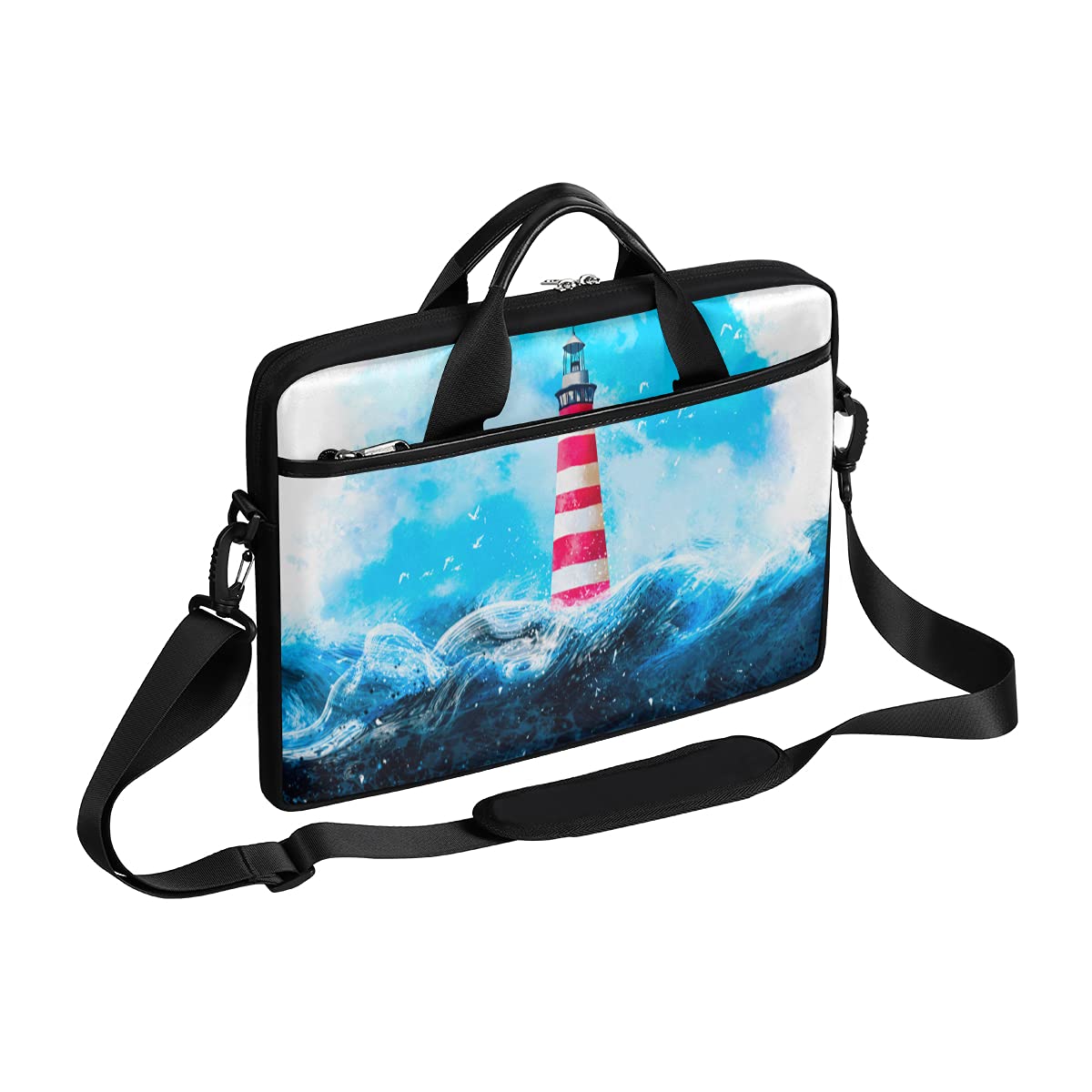 pardick Laptop Bag Navy Lighthouse 15 inch Waterproof Laptop Shoulder ...