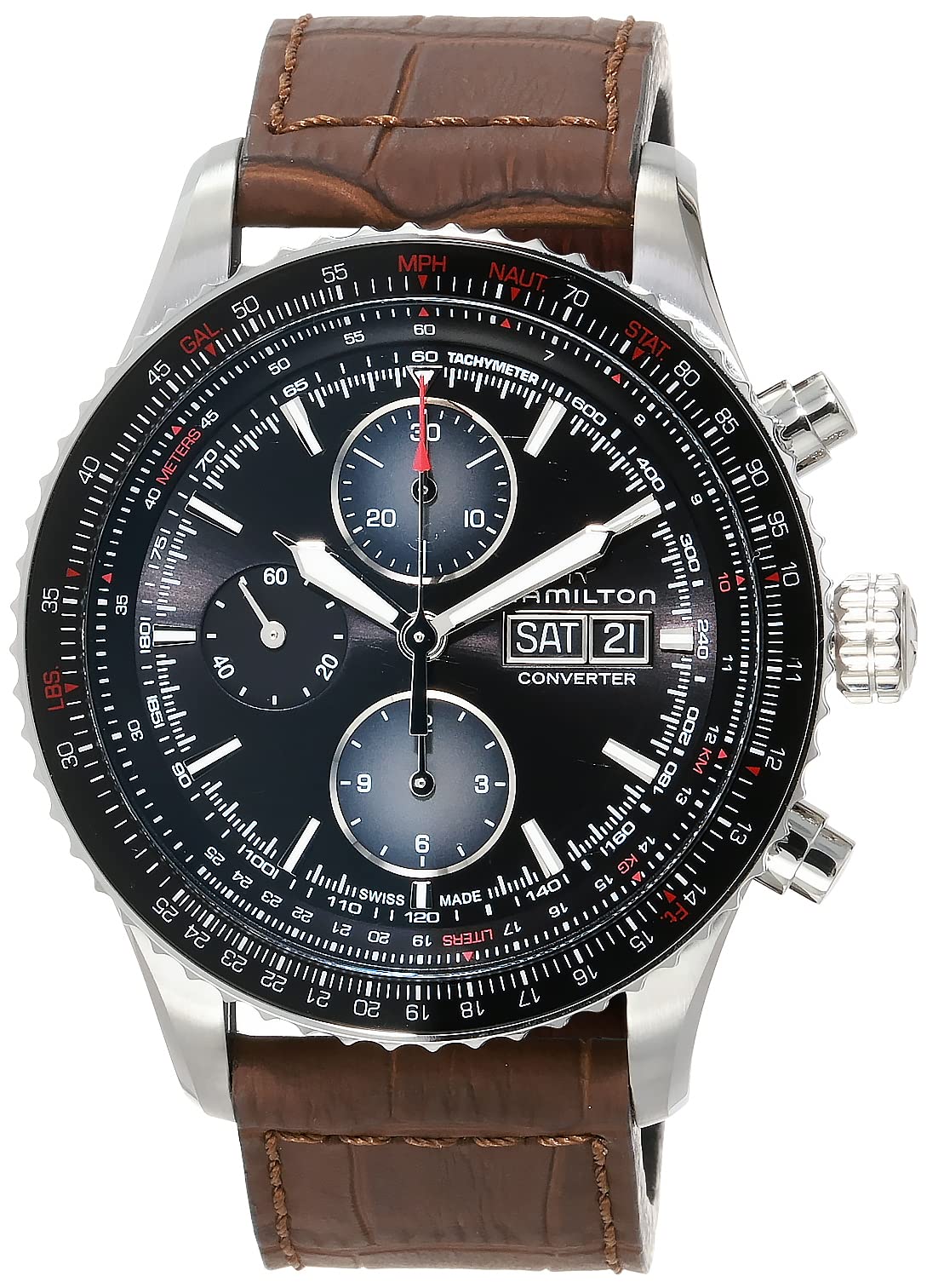 Hamilton Watch Hamilton Khaki Aviation converter Swiss Automatic ...