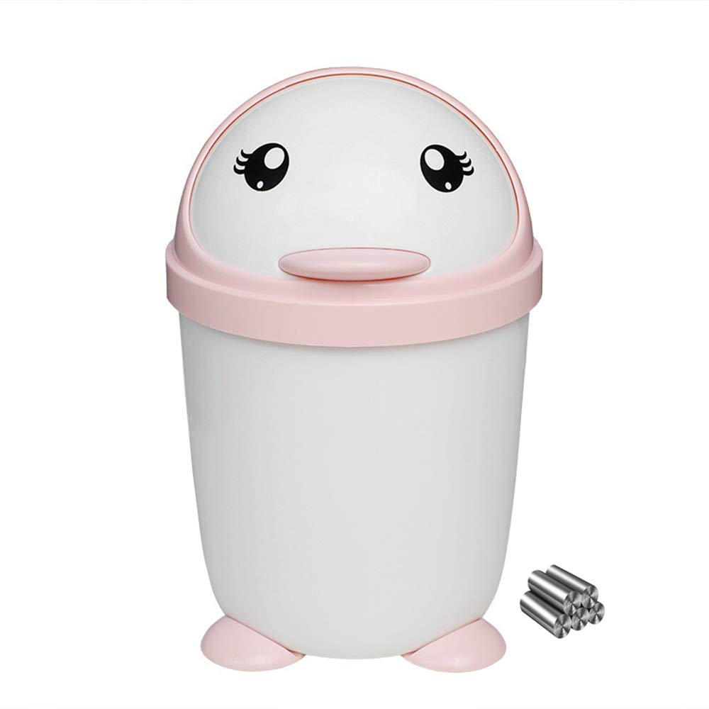 Esd Hsdmysh Mini Cute Trash Can Countertop Trash Can For Office Table ...