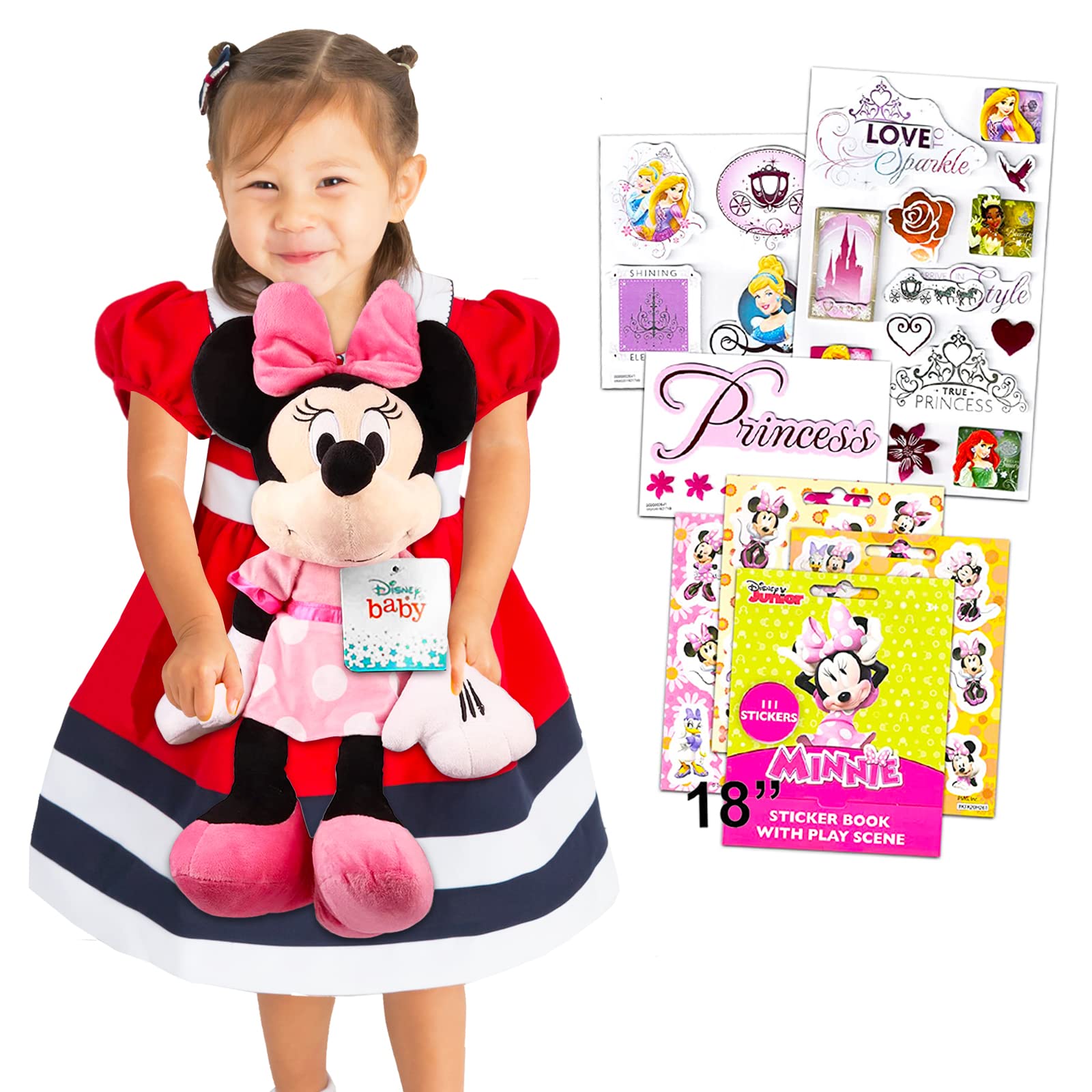 Classic Disney Disney Minnie Mouse Plush Doll 18 Inches Minnie Mouse