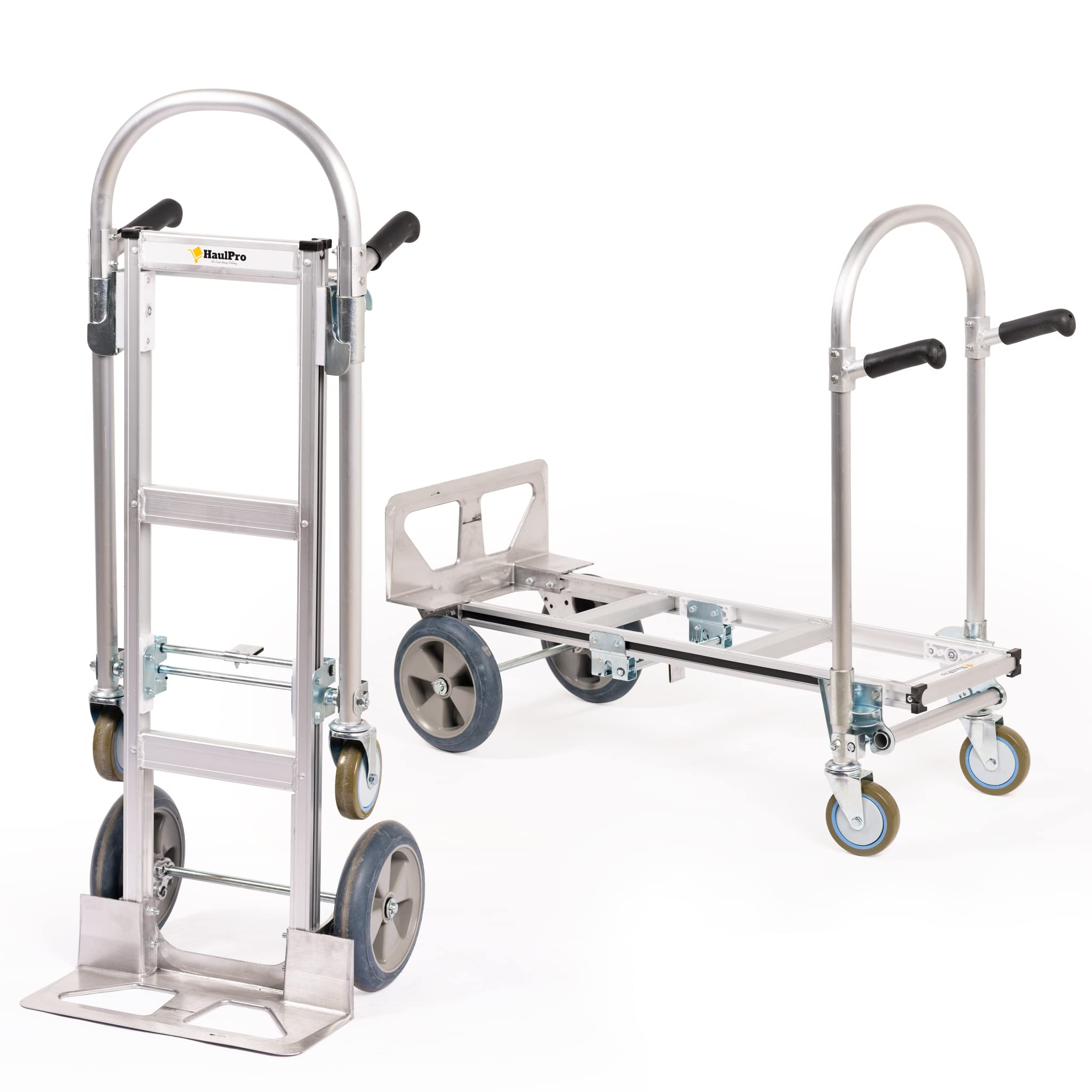 HaulPro Junior Heavy Duty Convertible Hand Truck with Double Grip ...