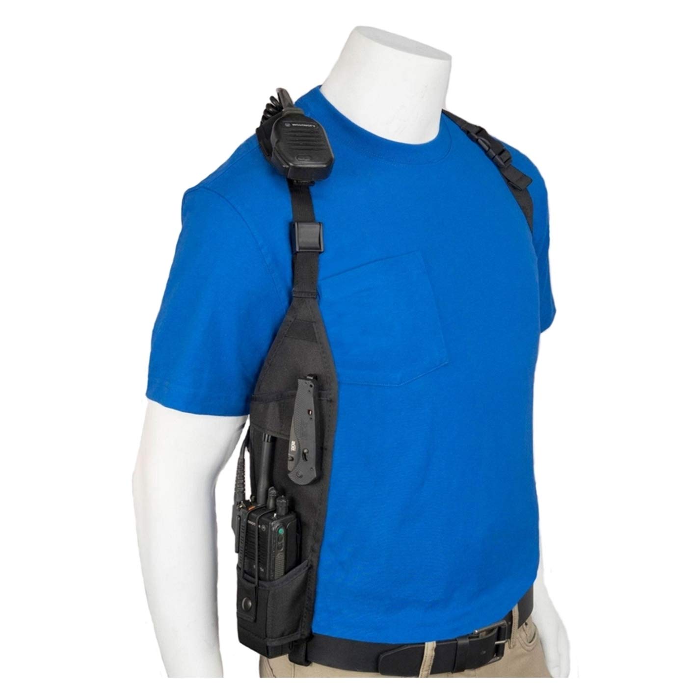 HOLSTERGUY USH-300R Universal Right Side Radio Shoulder Holster chest ...
