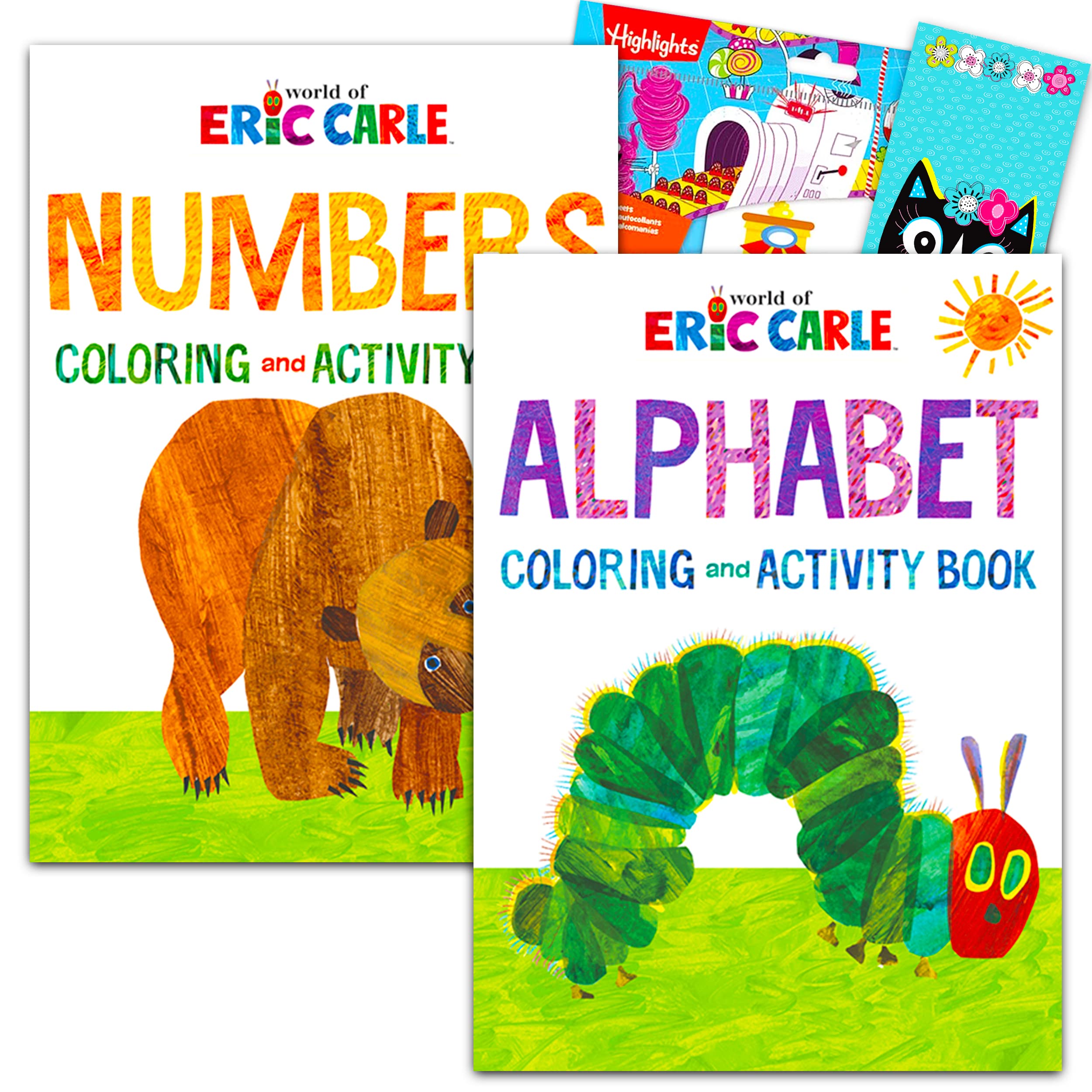 Eric Carle Activity Book Bundle Eric Carle Coloring Book Set - 2 Pack ...