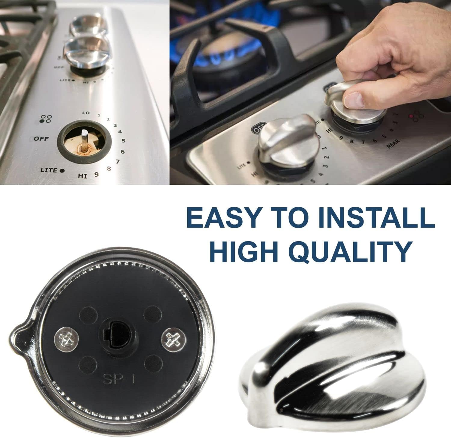 how to replace electric stove knobs