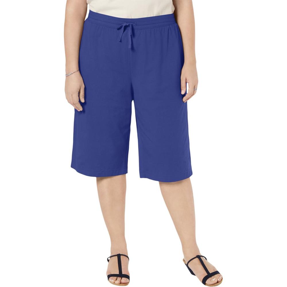 Karen Scott Plus Womens Active Sport Skimmers