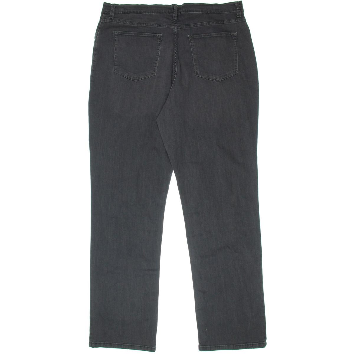 Lee Womens Denim Stretch Straight Leg Jeans