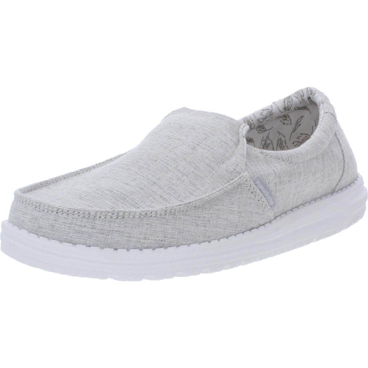 Hey Dude Misty Womens Canvas Slip On Slip On Sneakers