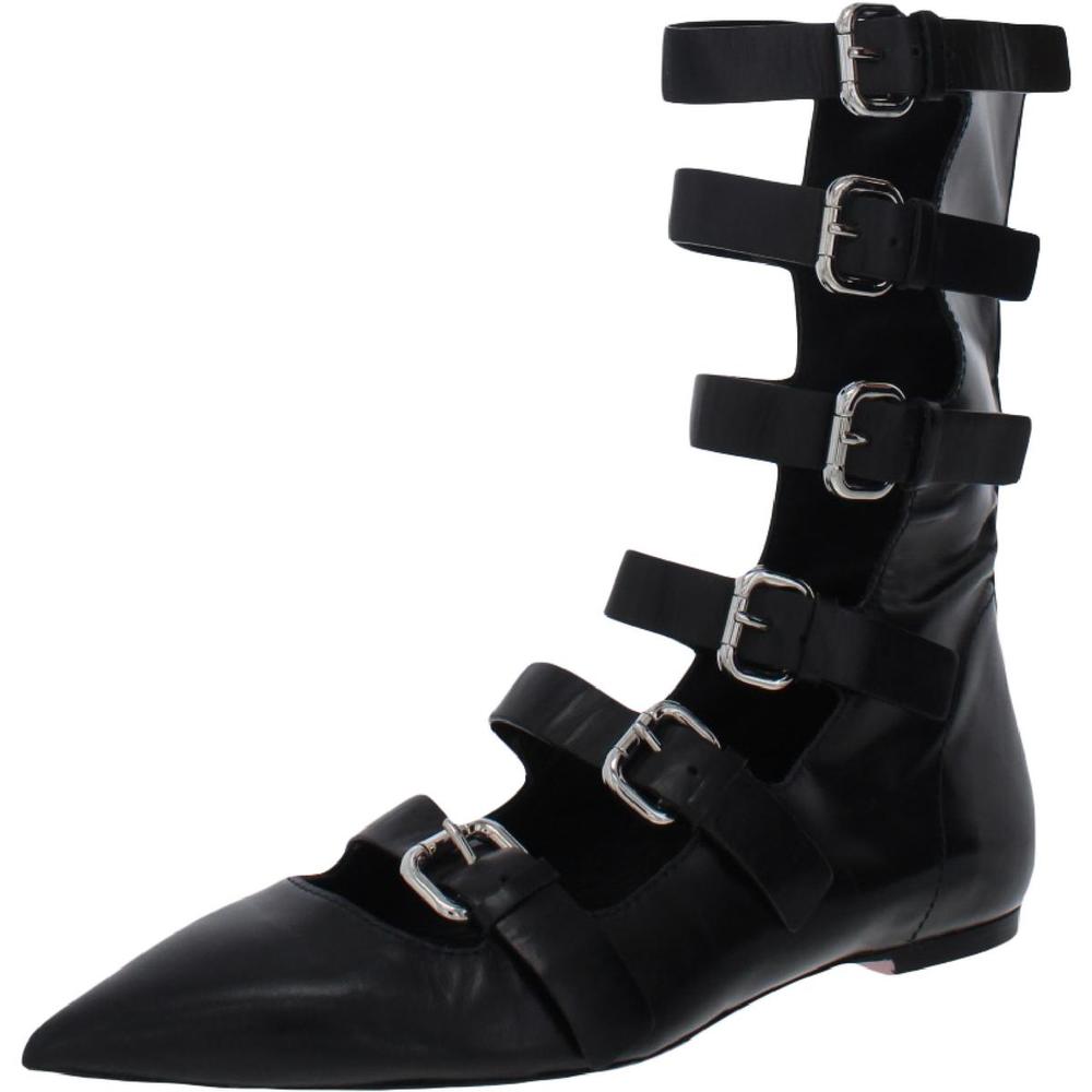 Red Valentino Womens Leather Strappy Dress Shoes
