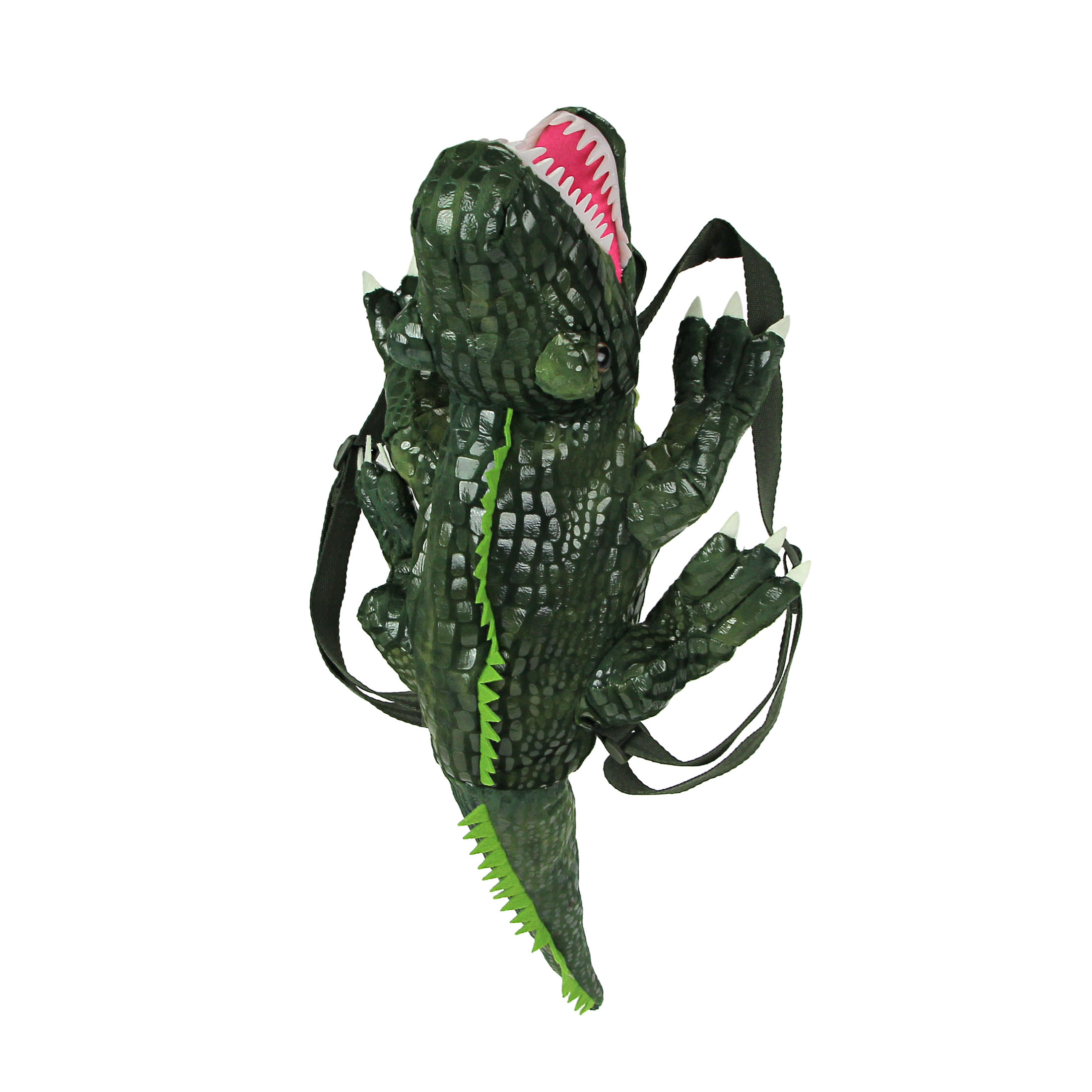 Things2die4 Polyester Alligator Mini Backpack Zip Close Adjustable ...