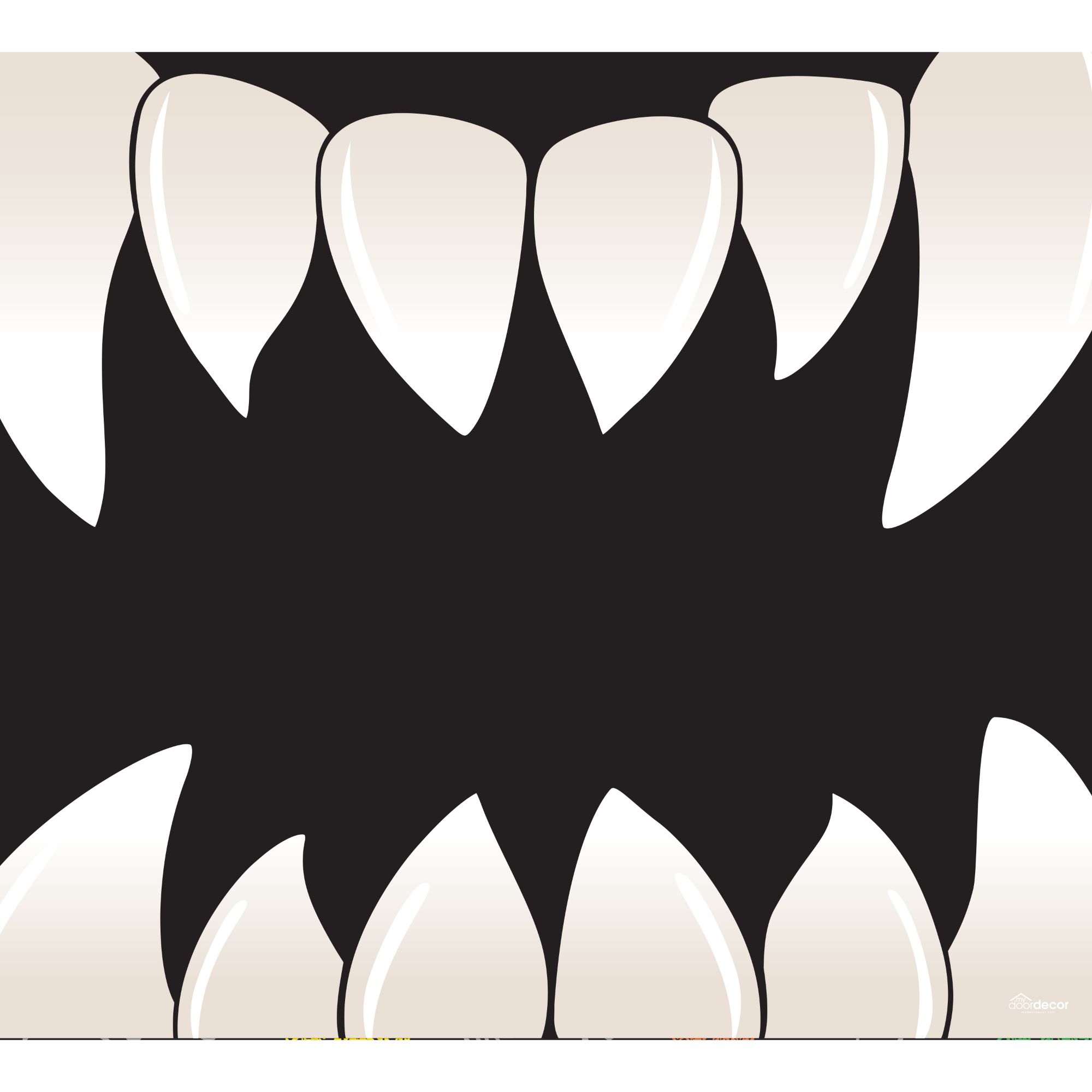 monster teeth template