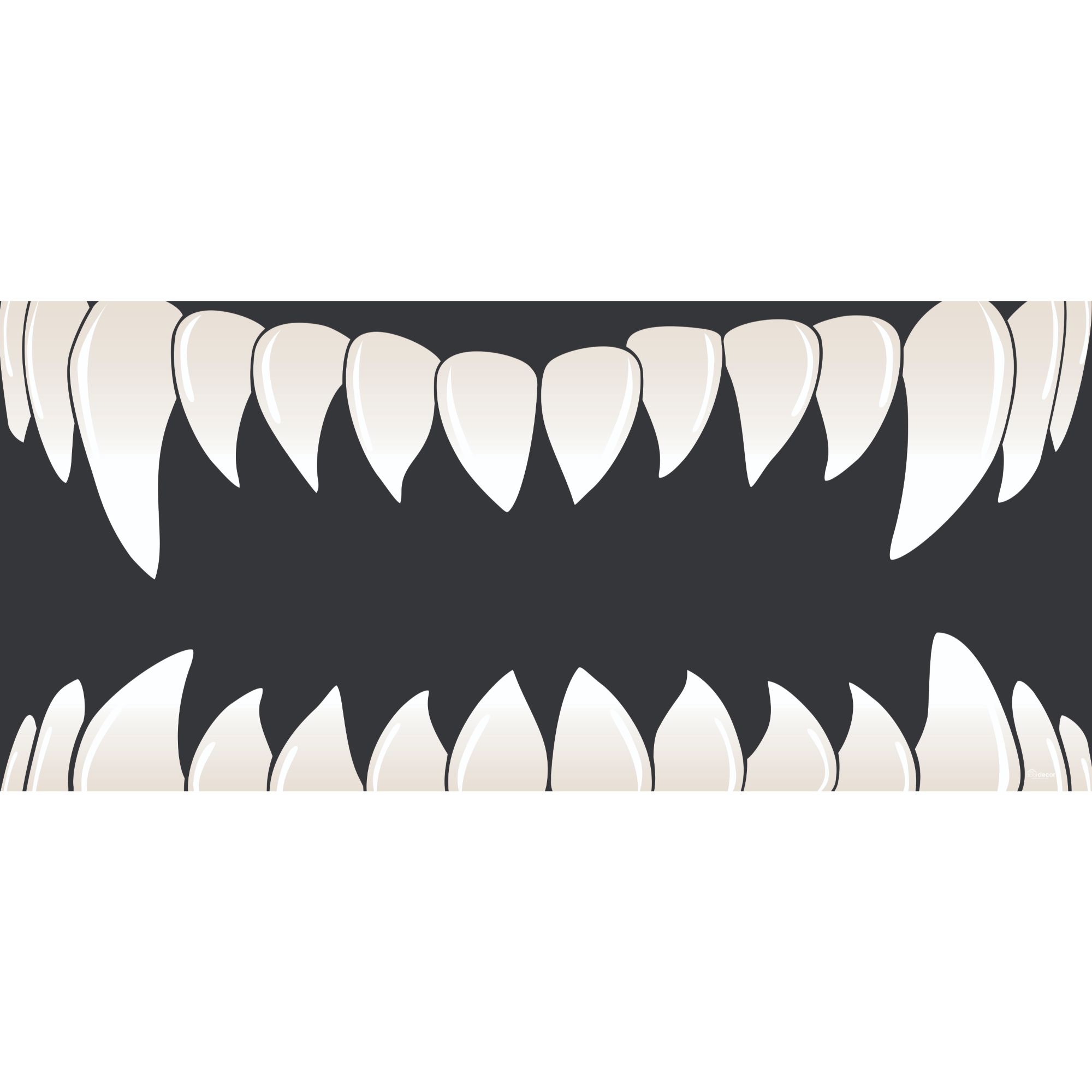 vampire teeth stencil