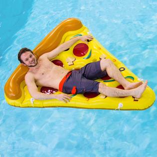 Swimline Giant Inflatable Pizza Slice Float Raft For Lake Beach Pool (3 ... Swimline Giant Inflatable Pizza Slice Float Raft For Lake Beach Pool (3 ...
