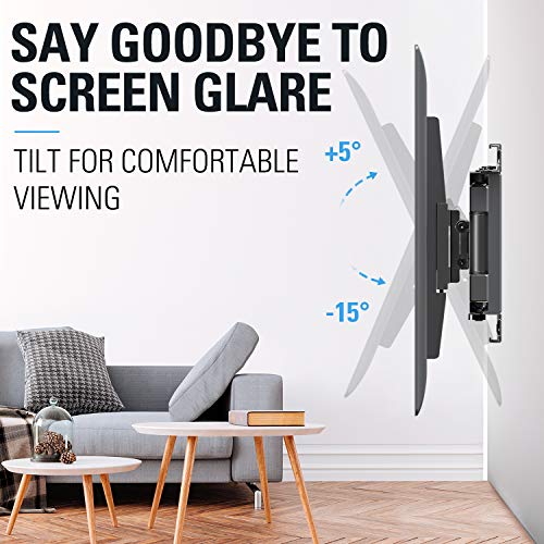 Mounting Dream TV Mount Full Motion TV Wall Mount for Most 26-55 Inch Flat Screen TV, Wall Mount ...