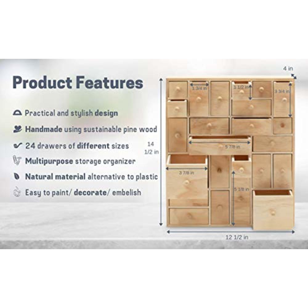 HYGGEHAUS Craft Storage Organizer with Drawers - Wooden Storage | DIY ... HYGGEHAUS Craft Storage Organizer with Drawers - Wooden Storage | DIY ...