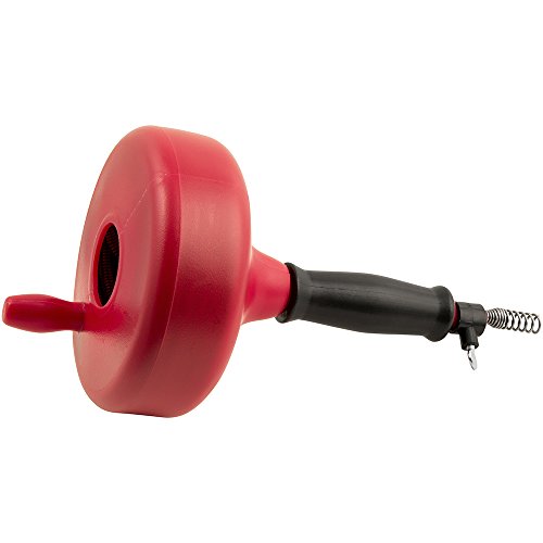 Plumb Craft Manual Canister Drain Pipe Auger 25 (foot) for Small to ...