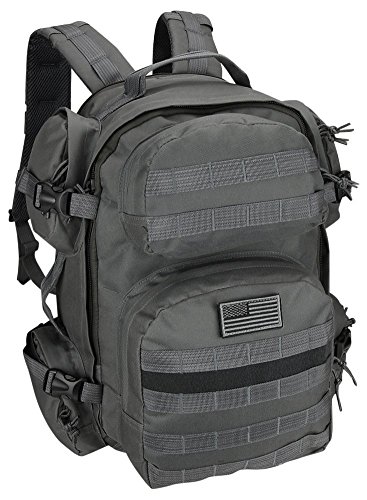 NPUSA Mens Large Gunmetal Grey Expandable Tactical Molle Hydration ...
