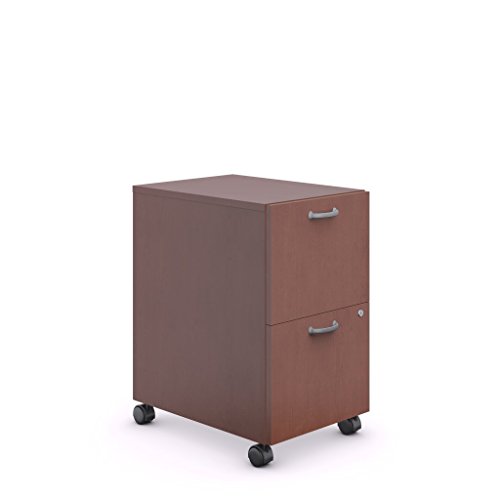 Steelcase currency Mobile Pedestal Storage Wood cabinet: Two File Drawers