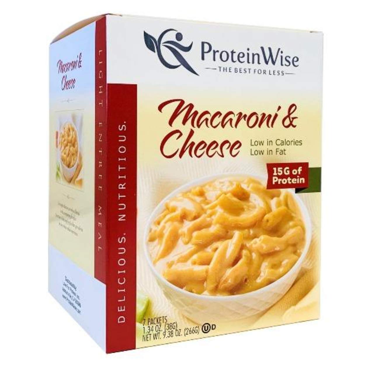 Proteinwise ProteinWise Macaroni & cheese High Protein Light Entree Low ...