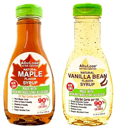 all-u-lose Allulose - Natural Maple and Vanilla Bean Flavored Non-gMO ...
