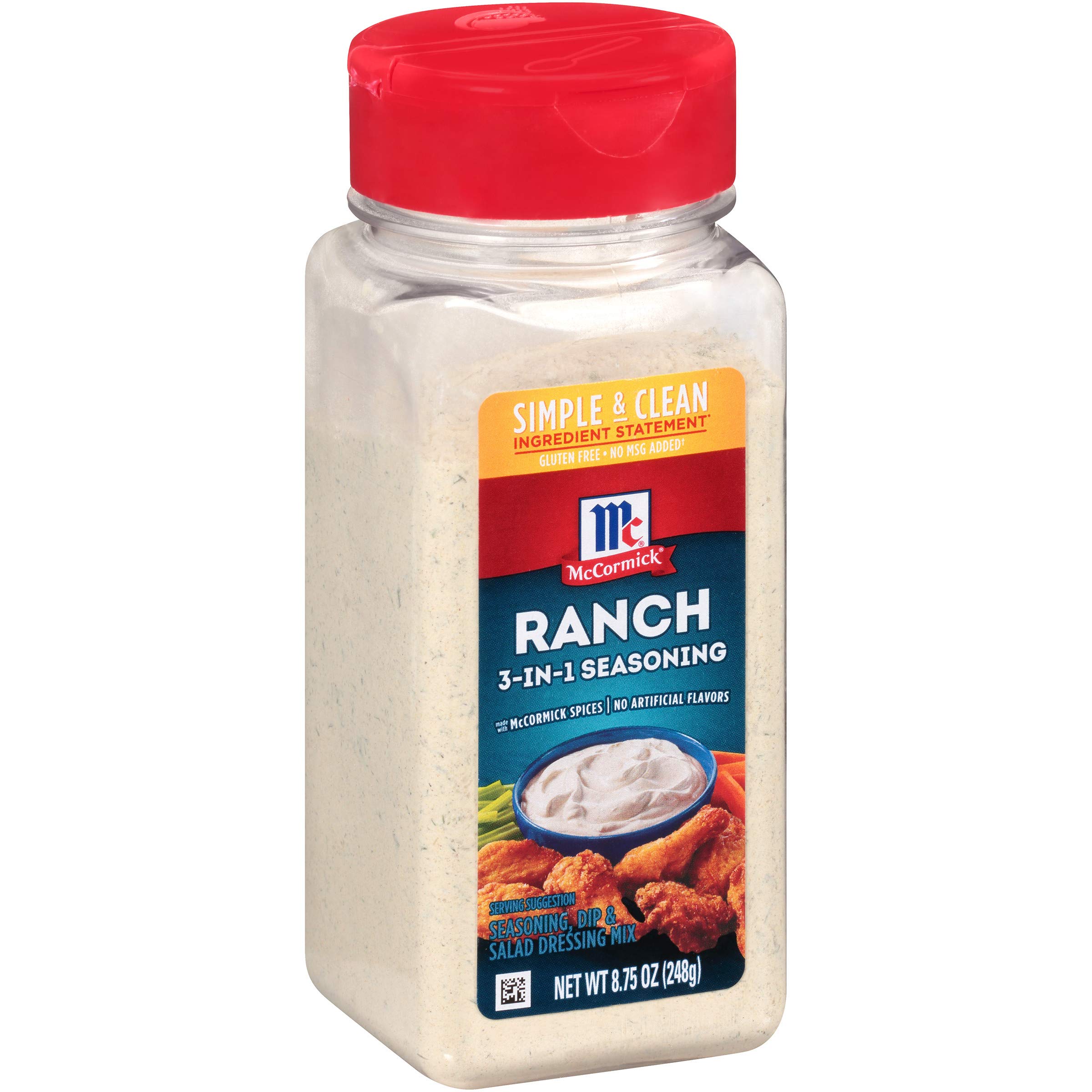 McCormick Mccormick Ranch 3-In-1 Seasoning Dip & Salad Dressing Mix 8.75 oz