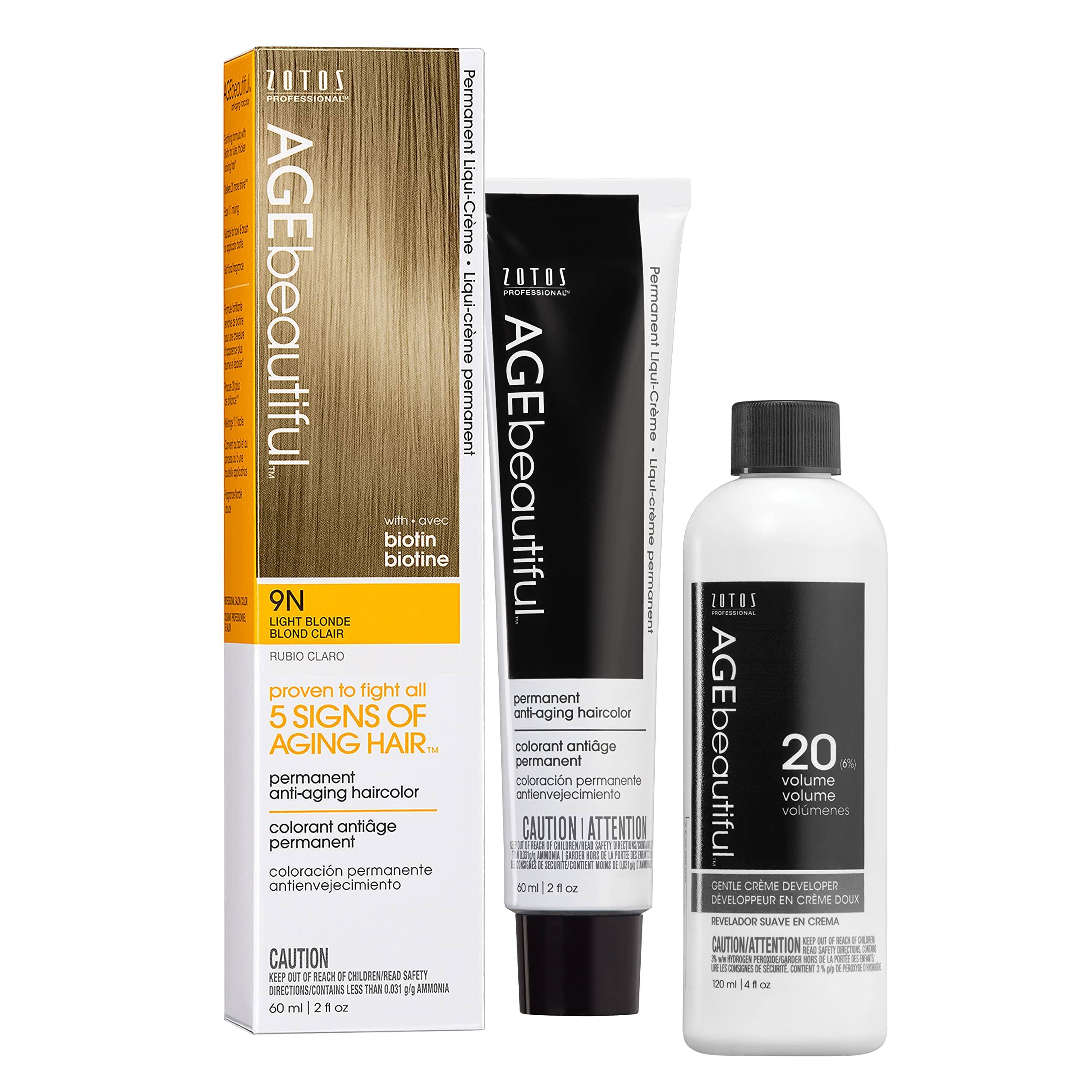 Age Beautiful AgEbeautiful Permanent Liqui creme Hair color Dye ...