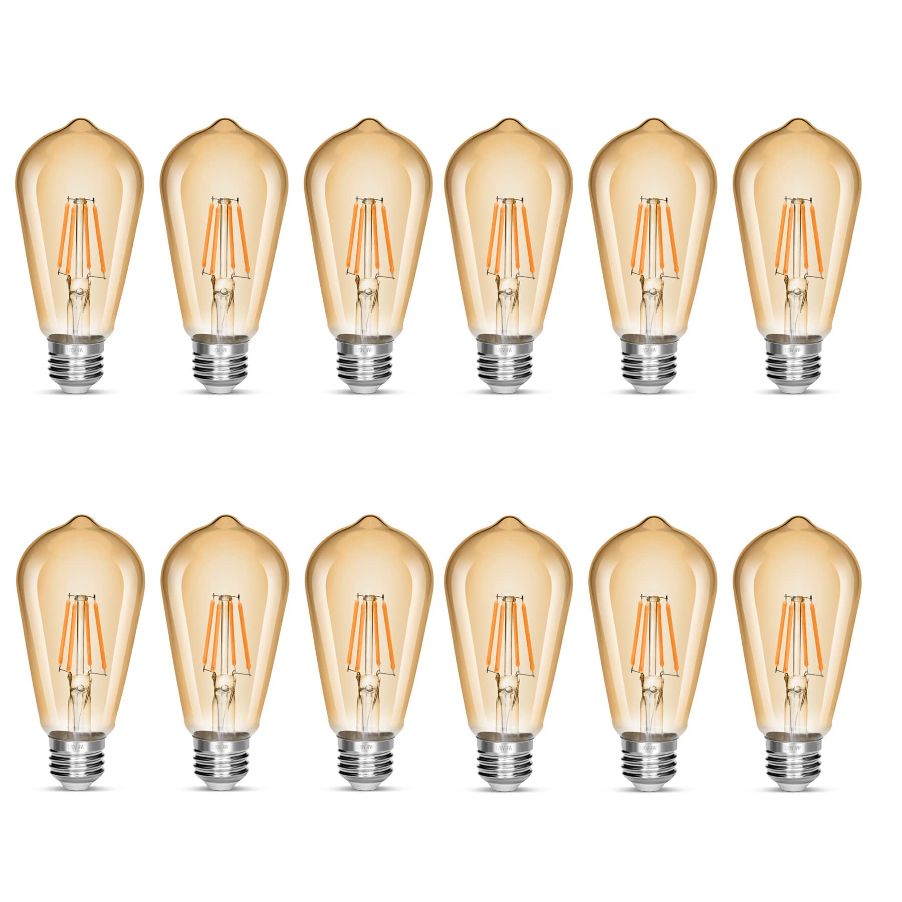 NOTOC NOTOc LED Edison Bulb,Antique 40W Vintage Edison Bulb,E26 Light ...