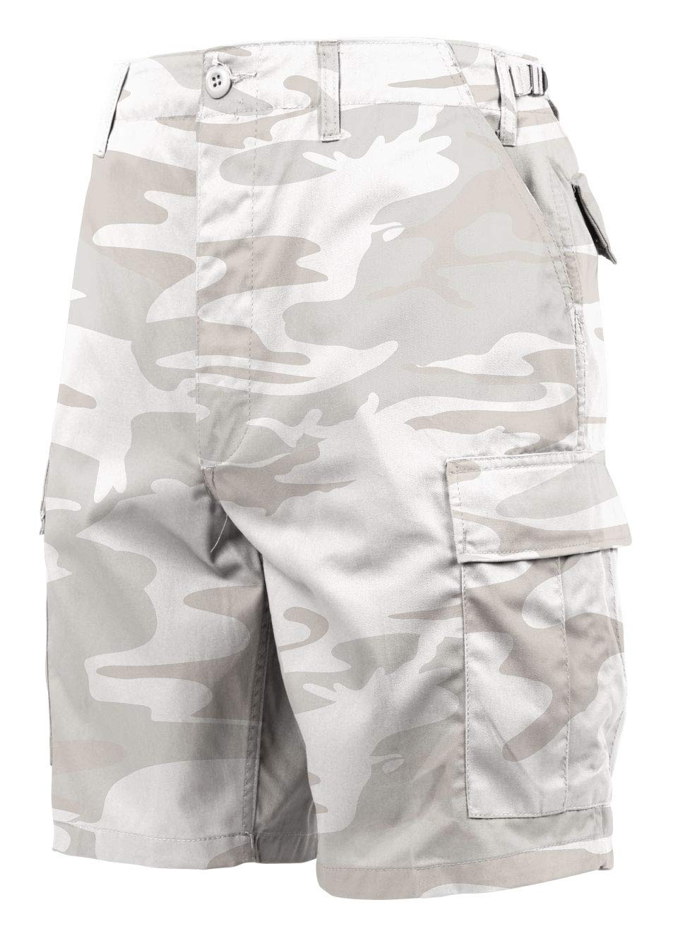 Rothco Tactical BDU (Battle Dress Uniform) cargo Shorts, White camo, 4XL