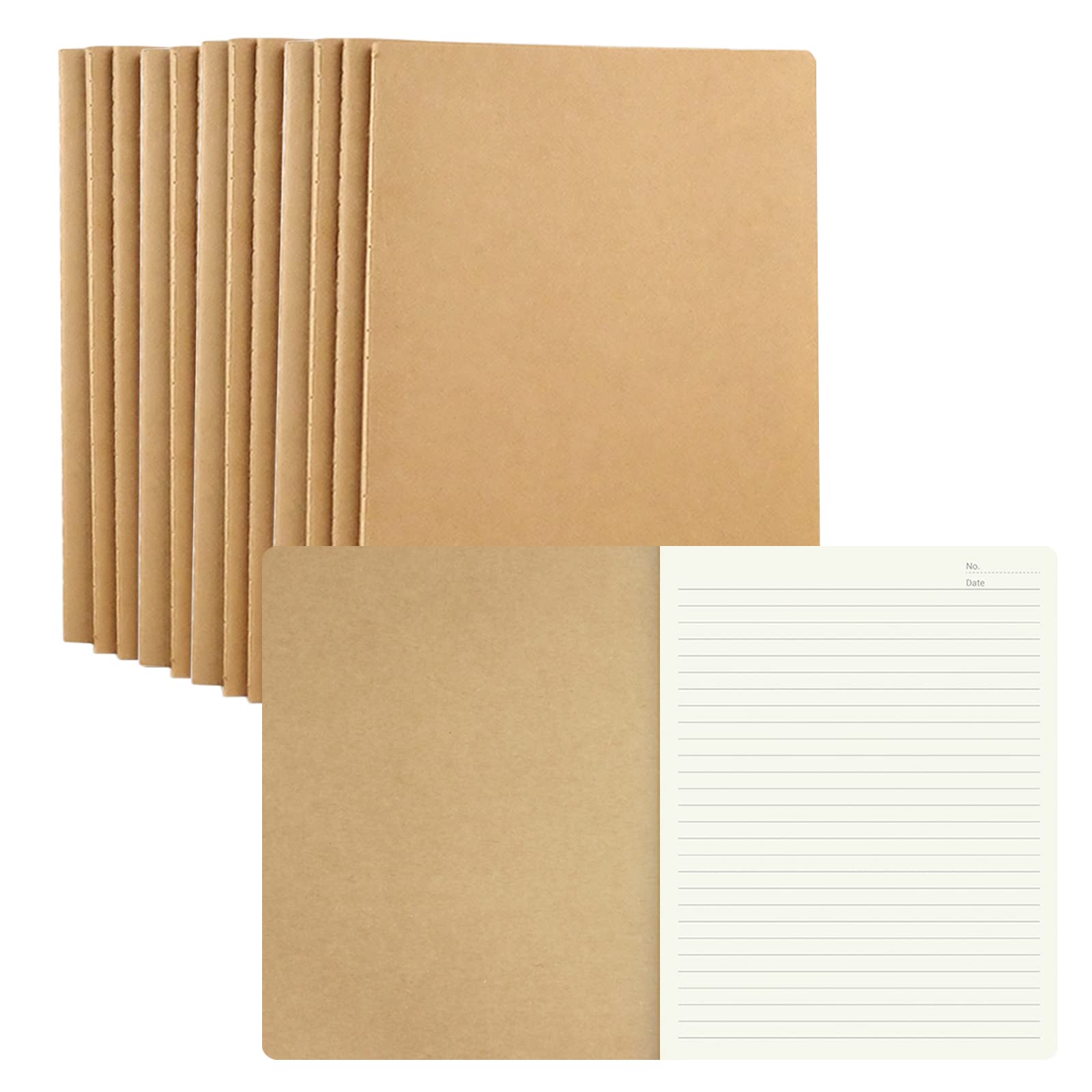 Zmybcpack 12 Pack 85X11 Inch Large Lined Notebook Journals Bulk, 32 ...