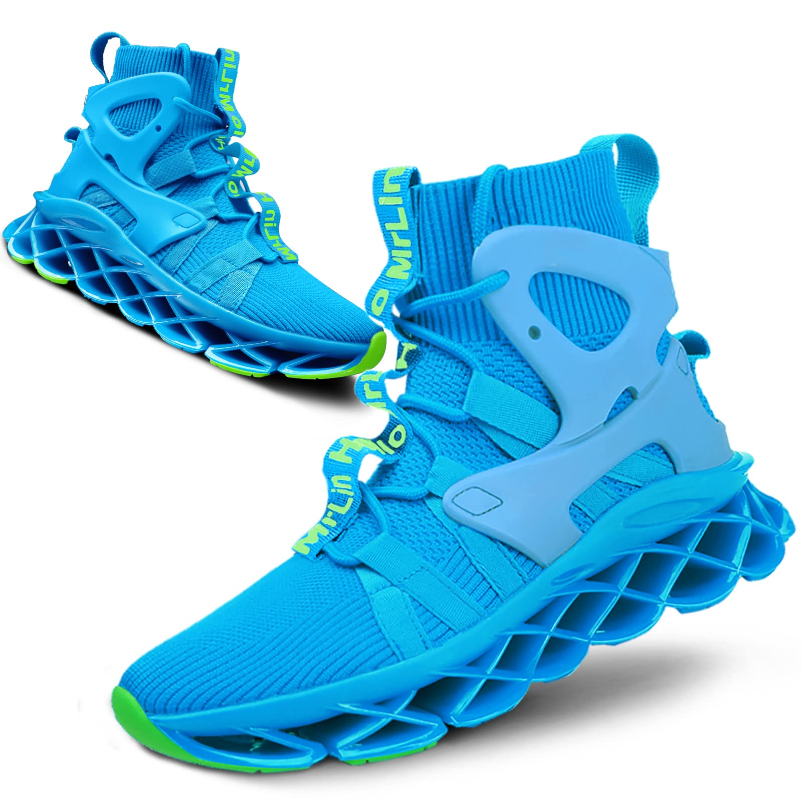 Hello MrLin Mens Running Shoes Non Slip Athletic Tennis Walking Blade ...