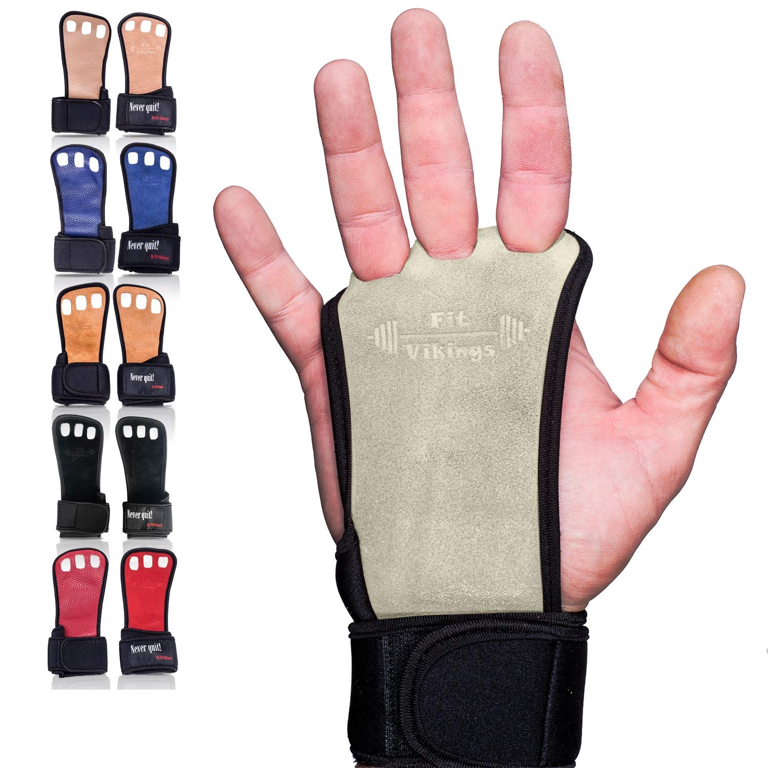Fit Vikings Gymnastics Grips - Gloves For Crossfit - Calisthenics ...